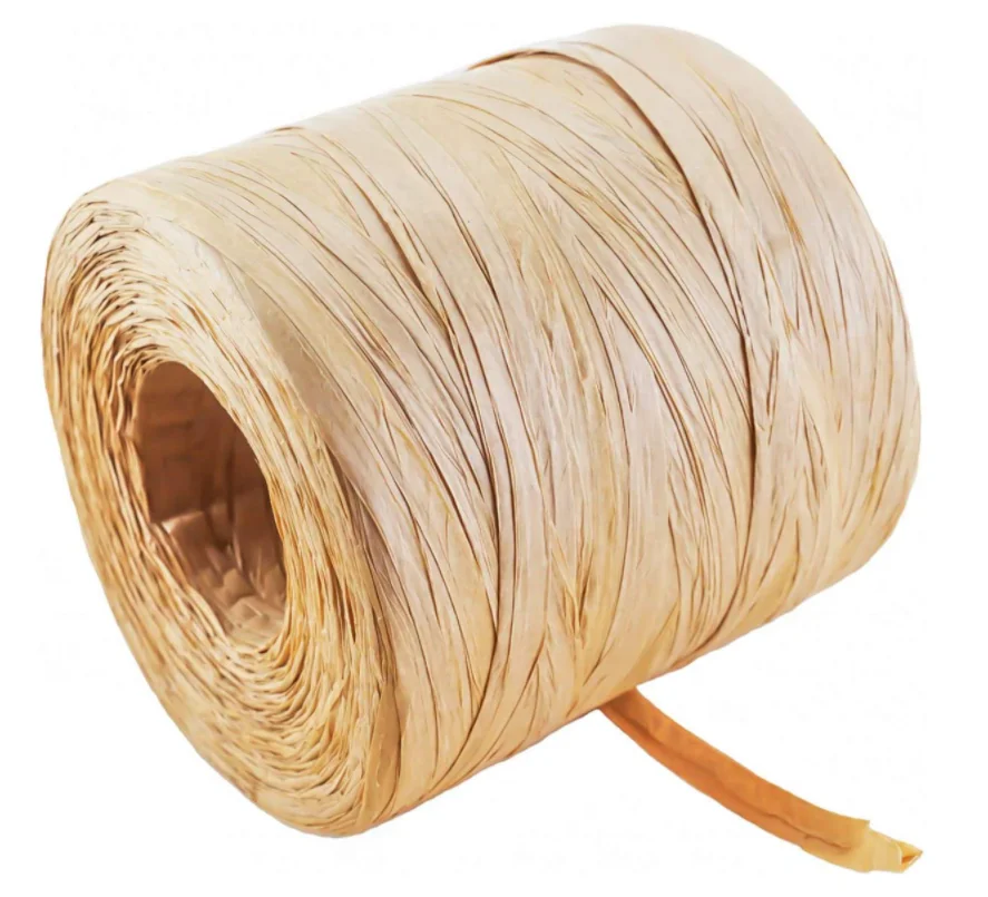 Flat Ribbon Paper Rafia - Twisted Raffia Raphia Dyed Roll