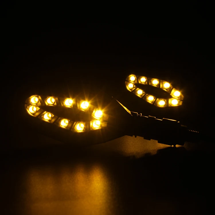 Low Profile Led Motorcycle Turn Signals Chrome Motorcycle Turn Signal ...