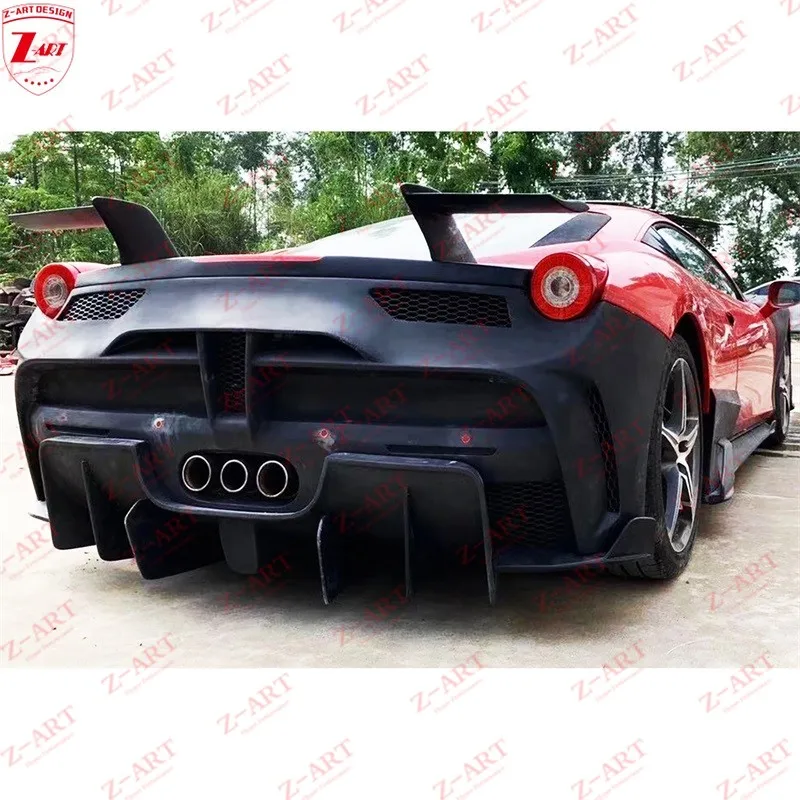 Z-ART 2011-2015 M Style 458 Tuning Body Kit for Ferrari for Ferrari 458 Aerodynamic Body Kit for ...