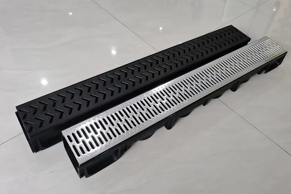 Outdoor Galvanized Steel Water Drain Channel - PVC Gutter Drainage