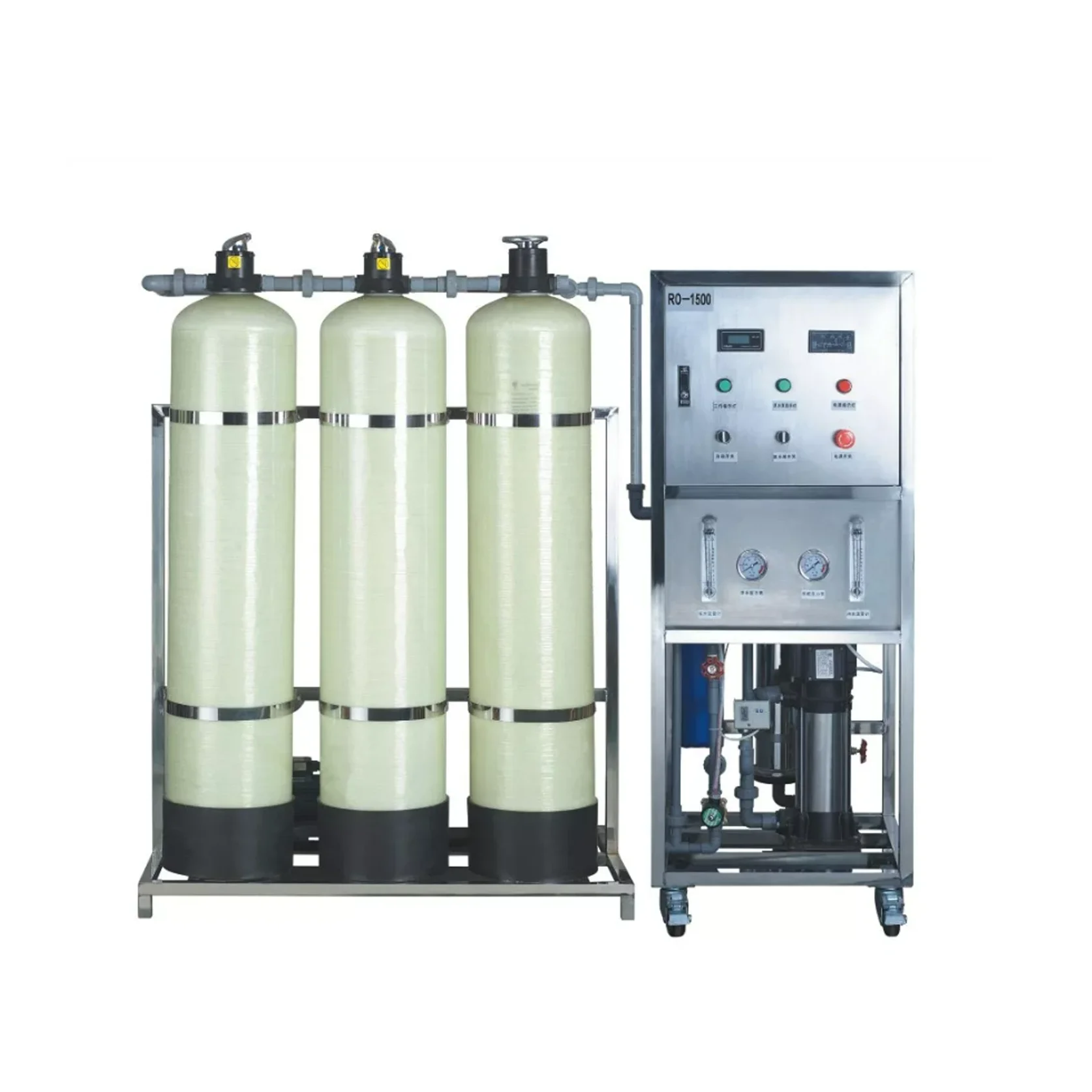 500lph Industrial Ro Plant Reverse Osmosis Water Filter Water Treatment ...