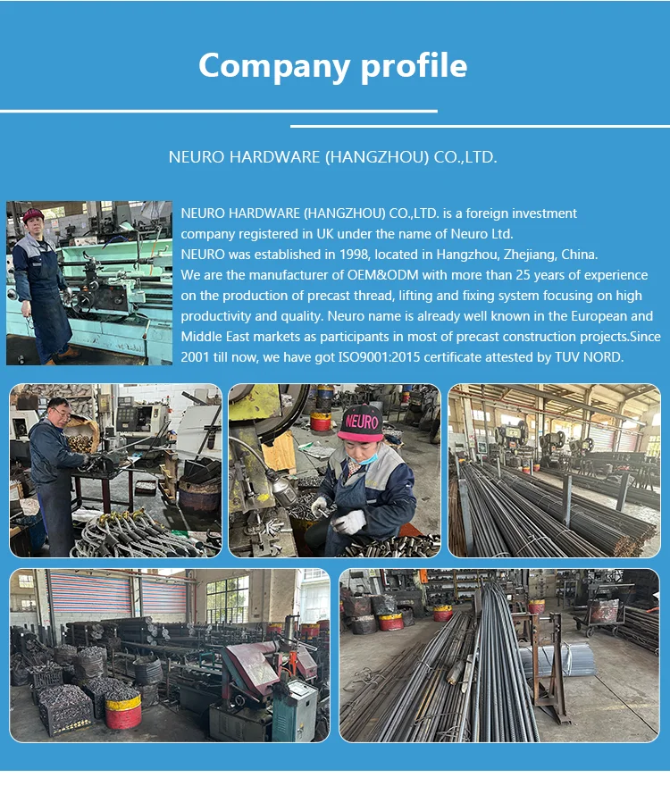 Factory Direct Precast Concrete Thread System Crown Foot Anchor For ...