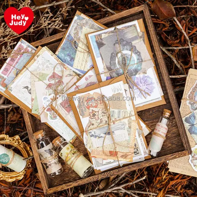 30pcs Kraft Paper Envelope Packing Retro Scrapbooking Deco Paper With ...