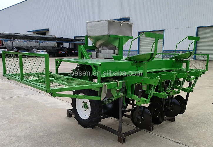 Big Size Tractor Powered Cassava Planting Machine Two Row Cassava ...