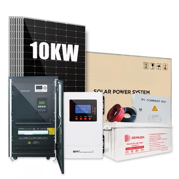 10kw Solar Energy System Generator Full Set Solar Panel System 10000w Whole House Off Grid Solar ...