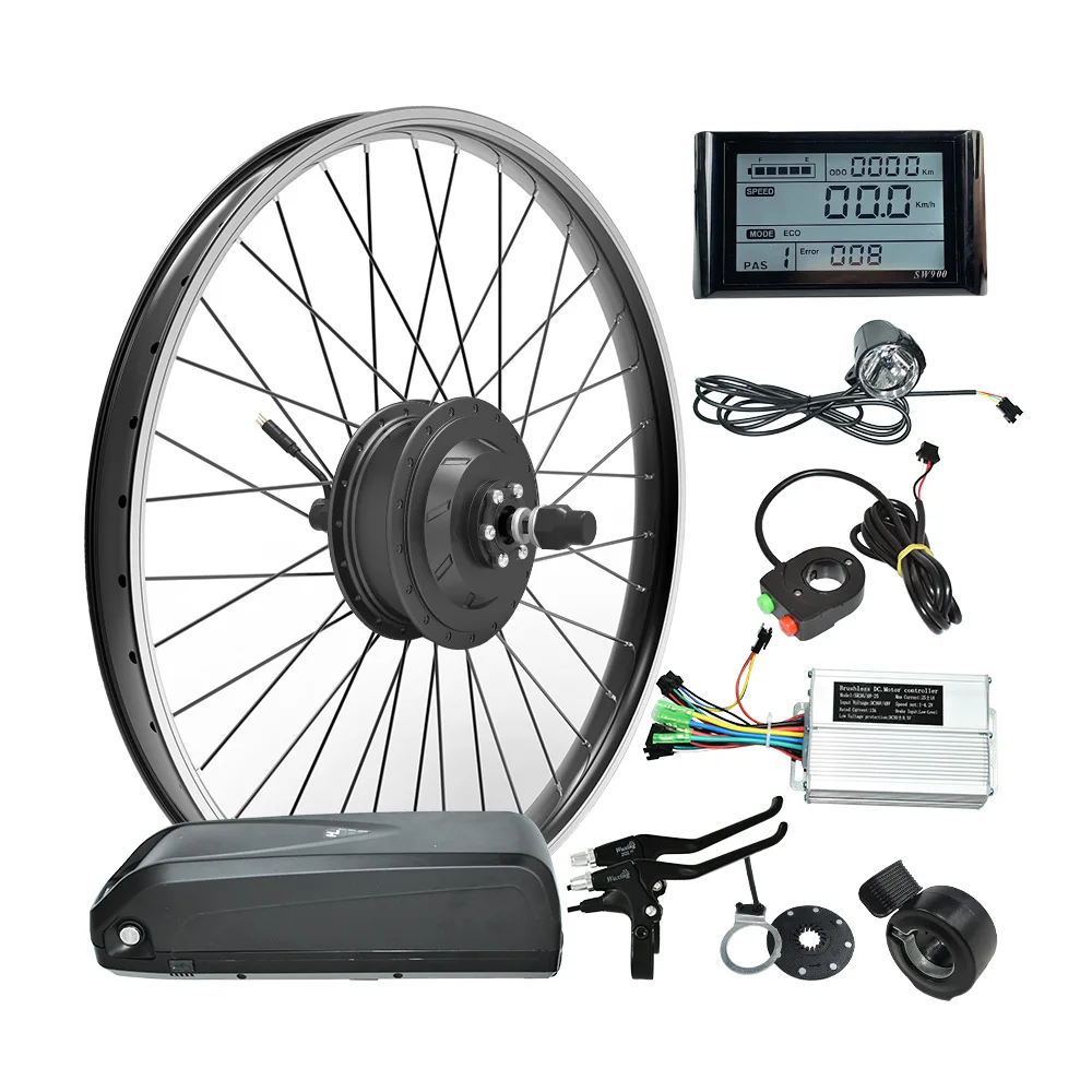 48v Electric Bicycle Kit - 500w Hub Motor for Road & MTB