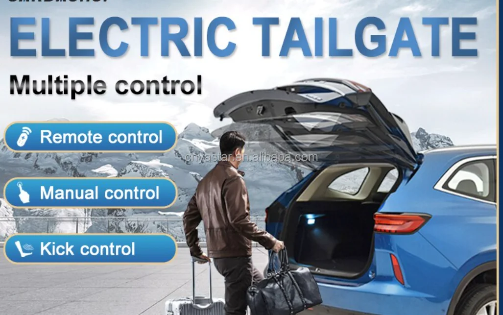 Car Electric Tailgate Kit Key Control Electric Tailgate Opening and ...