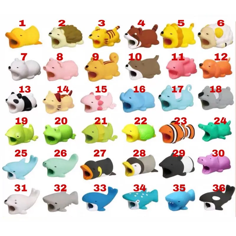 Cwc Custom Logo Animal Cartoon Cute Pvc Para De Celular Data Charging ...