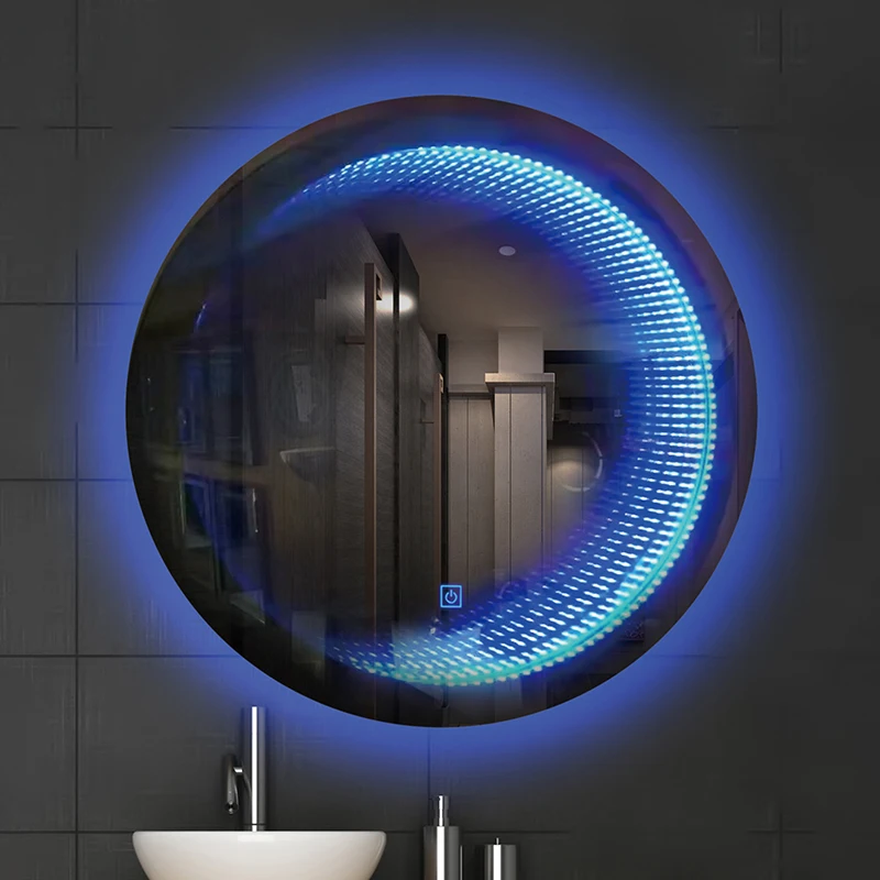 Led Infinity Bathroom 3d Tunnel Mirror Decorative Dance Floor Infinity Mirror Led Bathroom ...
