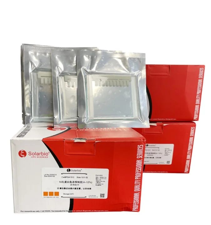 Solarbio-gel De Electroforesis De Proteína De Sds-page,Prefabricado,Listo Para Usar ...