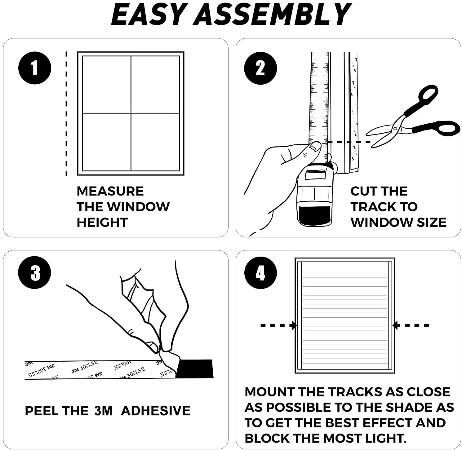 Light Blockers for Blinds - Efficient Side Gap Solutions