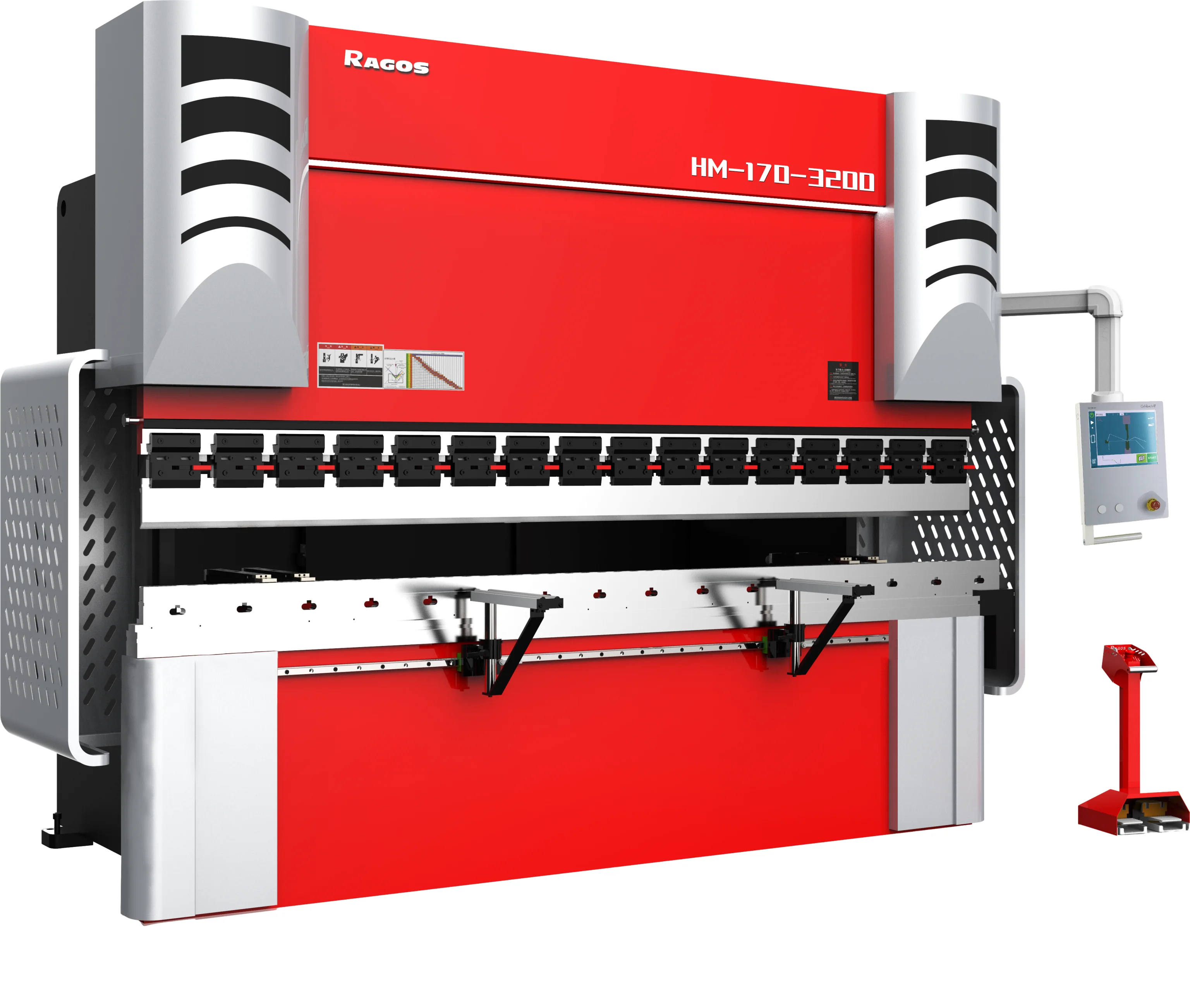 3200mm Dual Servo Control Bending Machine Optional Cnc System Hydraulic ...