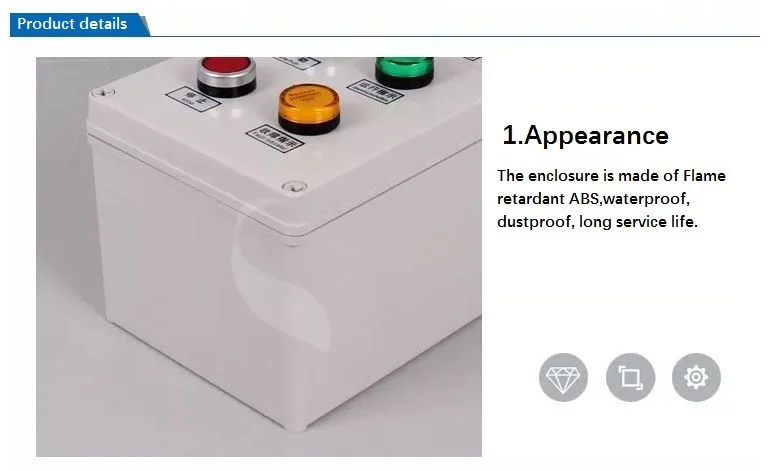 Saipwell Ip66 Plastic Push Button Control Electrical Box Enclosure Sp ...