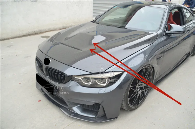 M3 M4 F80 F82 F83 Hood Bonnet - Dry Carbon Fiber GTS Style