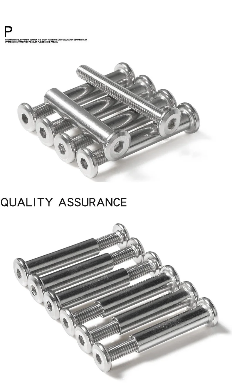 M6 Rivet Hex Socket Head Cap Bolt & Barrel Nut for Furniture