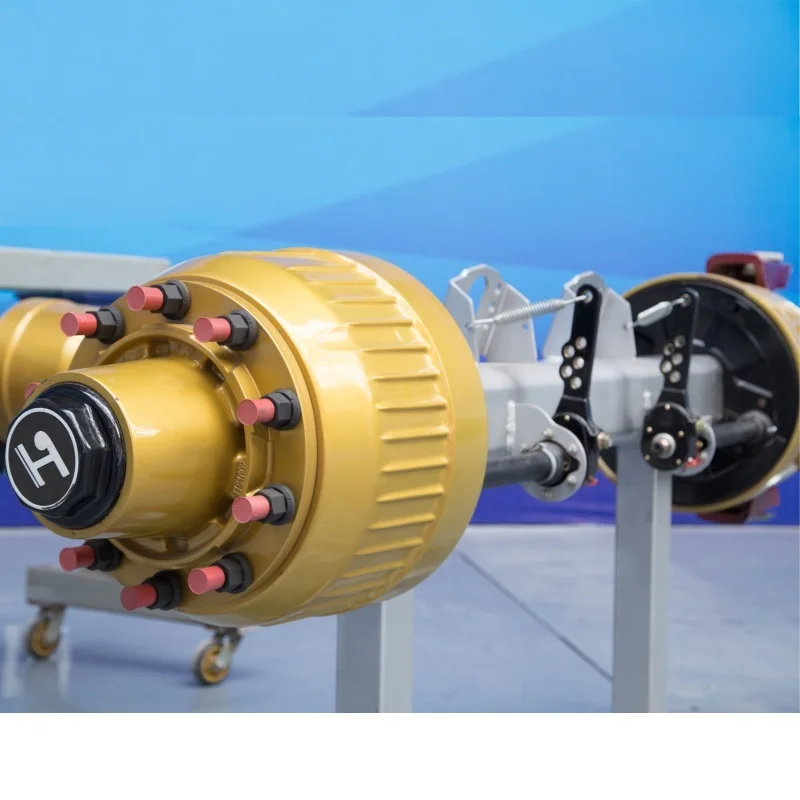 Heavy Semi Trailer Parts Axle 16t Outboard Drum Axles Max Capacity14 ...