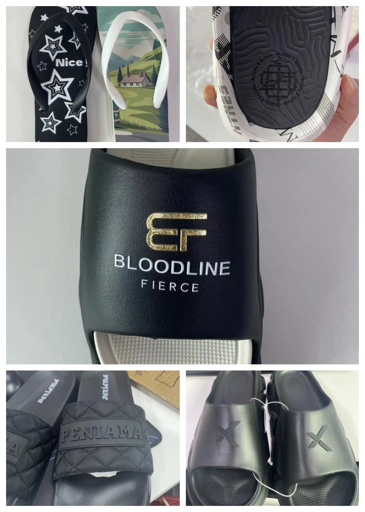 Custom Logo Sports Slippers - Comfort for Every Activity