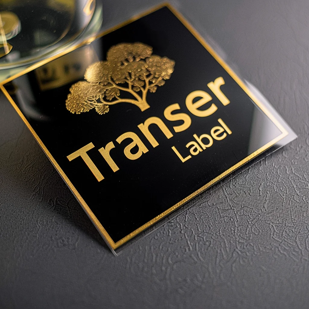Transfer Logo Label Sticker Custom Printed Waterproof Adhesive Transfer ...