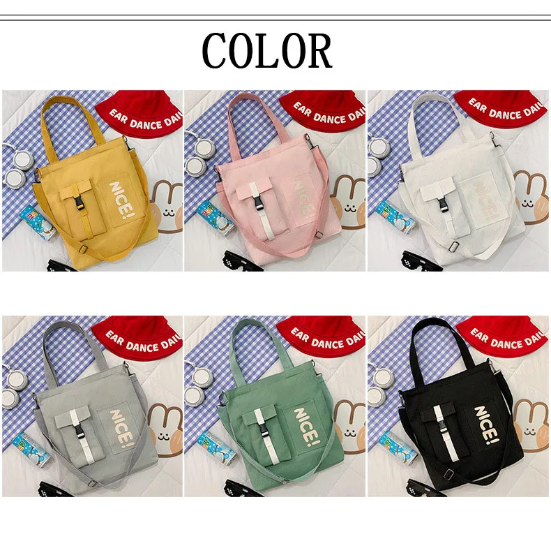 New Fashion Large Crossbody Shoulder Strong School Recycle Eco Bag ...