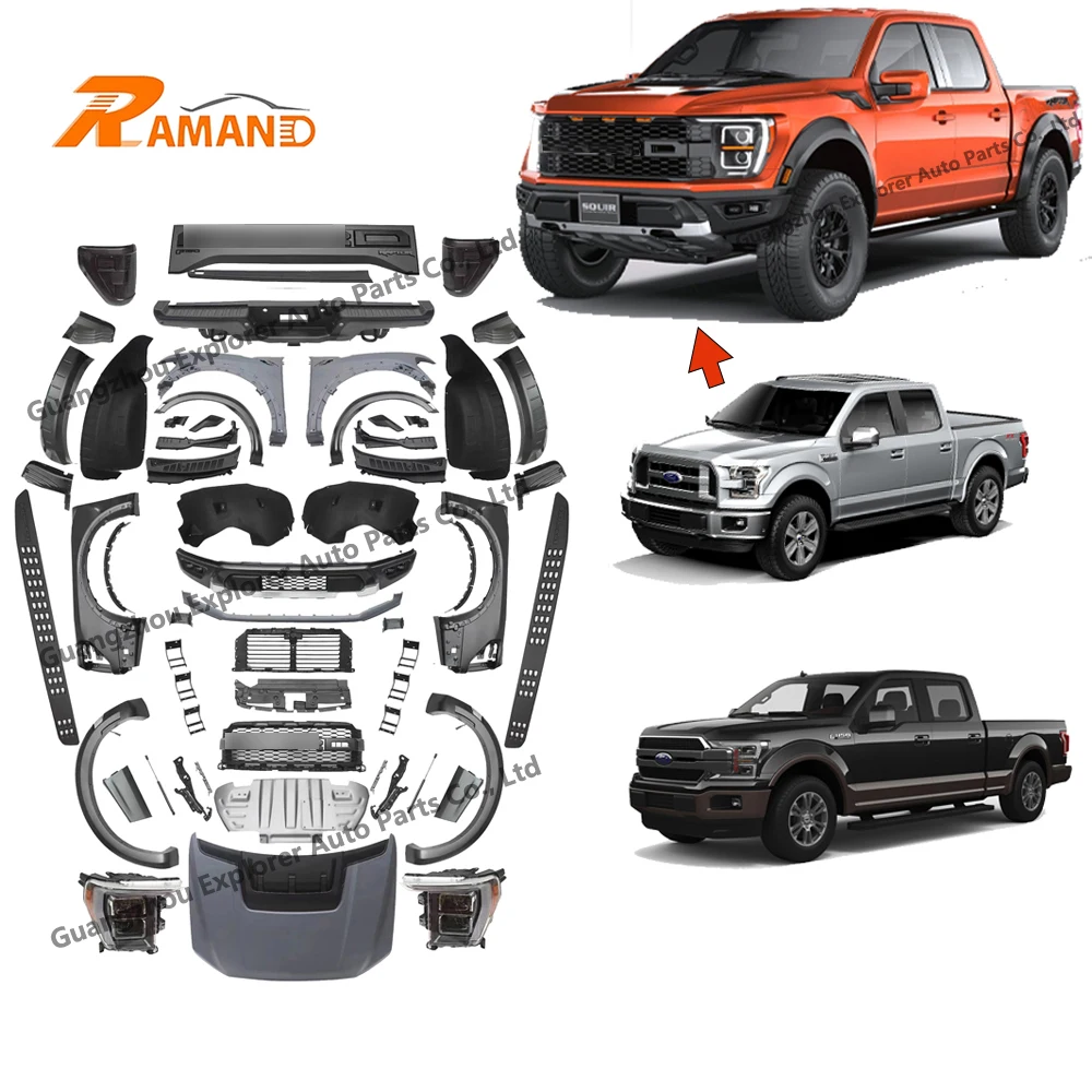 Factory Body Kit For F150 2016-2020 Upgrade To F150 2022 Facelift ...