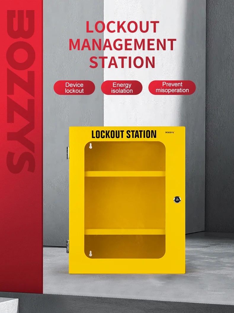 BOZZYS Safety Lockout Tagout Lockout Kit Combination Industrial Multi ...