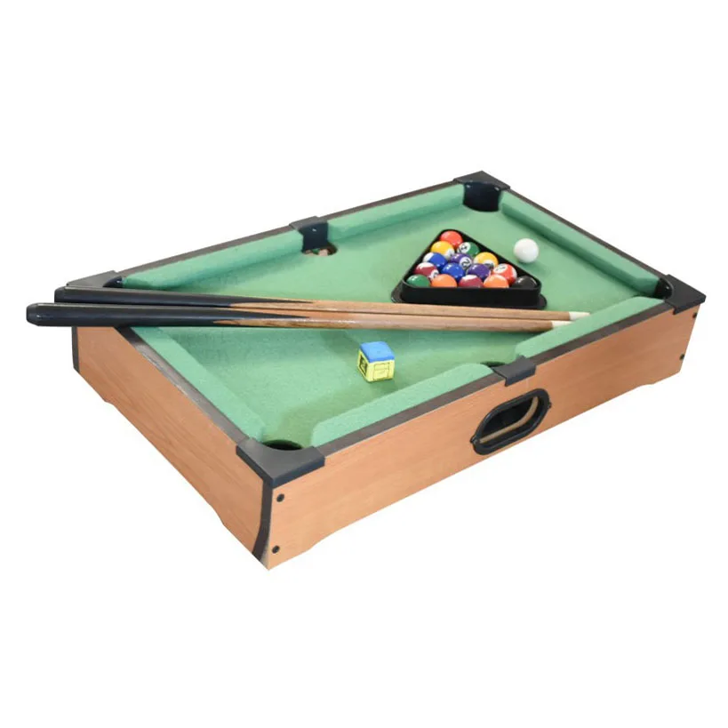 Mini Tabletop Pool Board Game Wooden Billiard Game Set For Kids - Buy ...