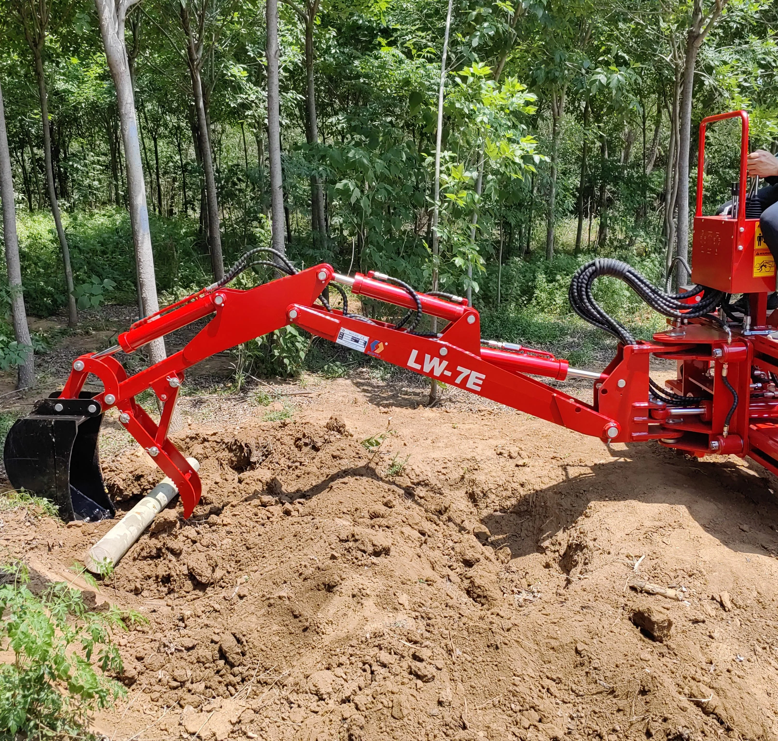 Compact Tractor Towable Backhoes for Lovol Yto Dongfeng Enfly Tym Tractors