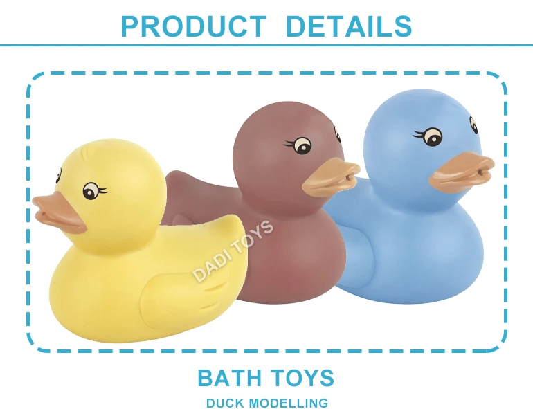 Dadi Oem/odm New Design Bathtub Spray Water Rubber Boat Duck Toy Pvc ...