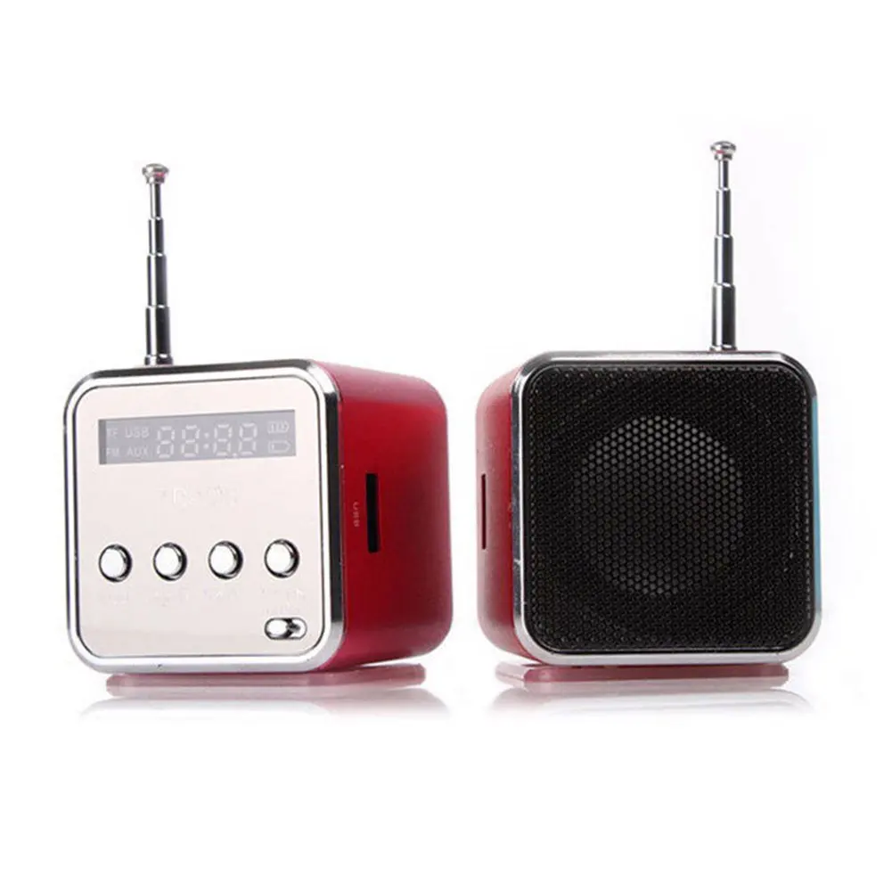 Td-v26 Portable Mini Bt Speaker Box Digital Fm Internet Tdv26 Fm Radio ...