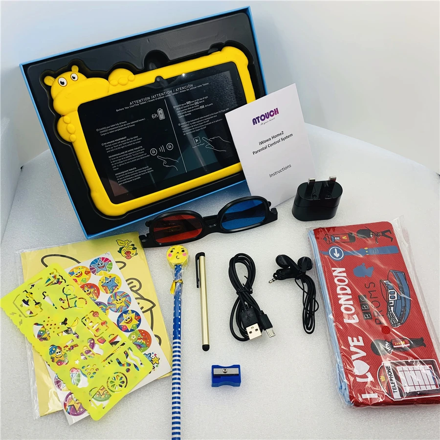 ATOUCH K91 Kids Tablet - Quad Core, Shockproof, and Fun