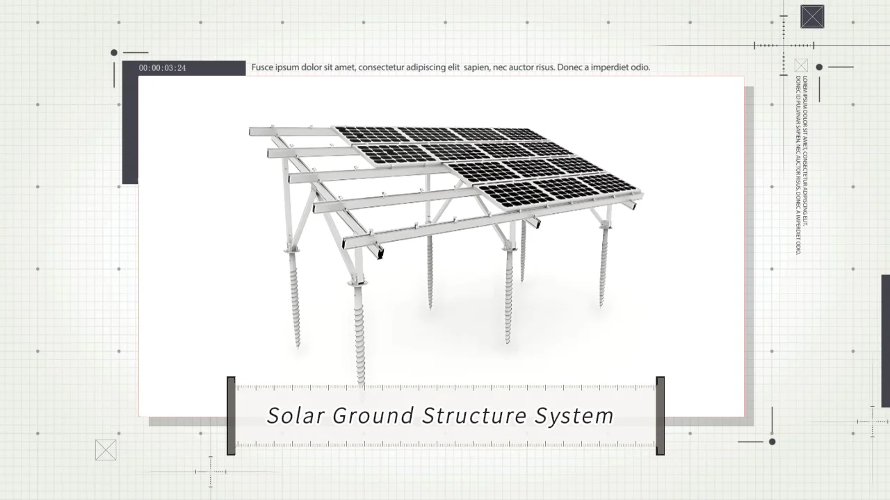 Aluminum Alloy Solar Panel Mounting Ground Mount Solar Ground Racking ...