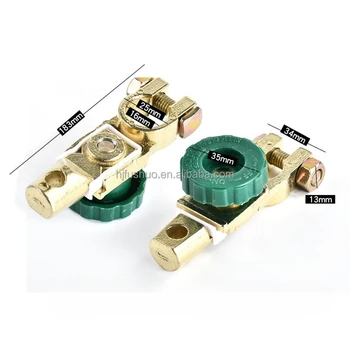 Auto Universal Brass Battery Isolator Terminal Quick Release/disconnect ...