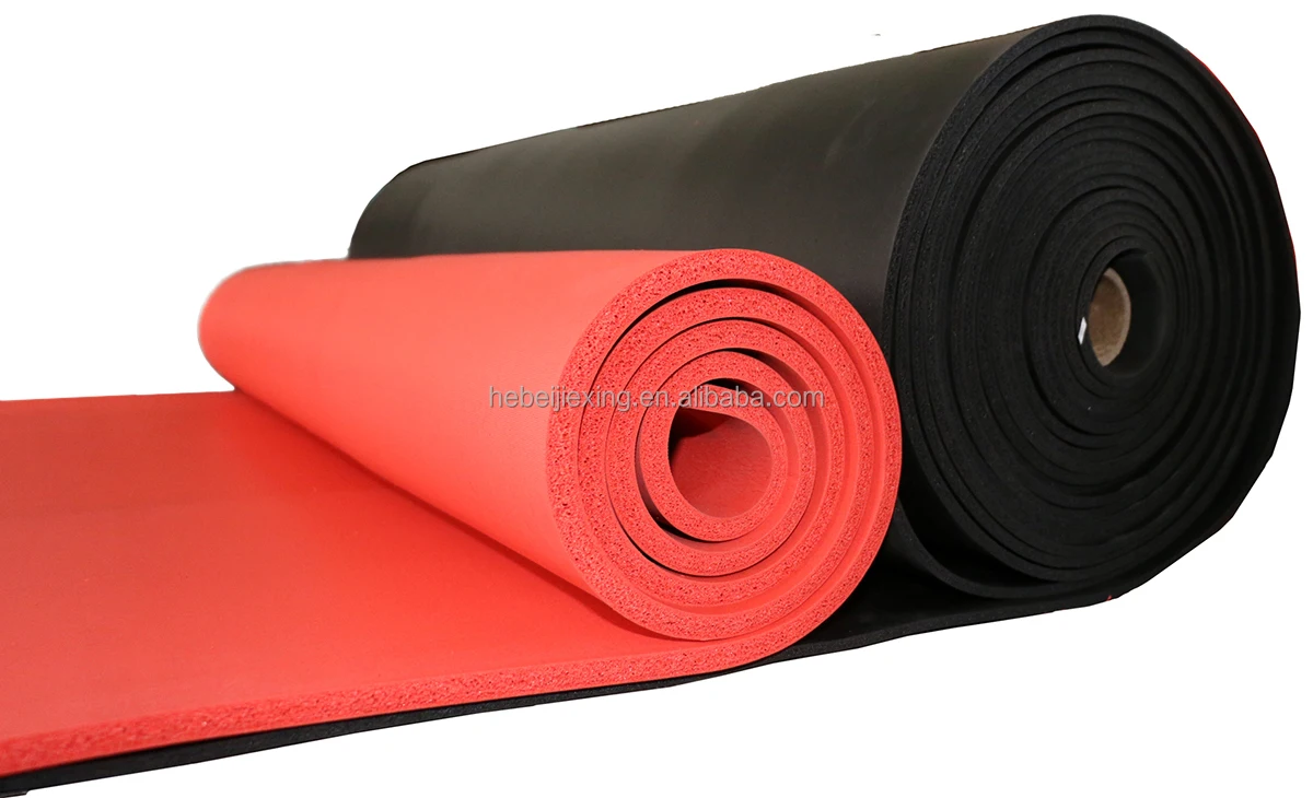 Black Red 1~50mm Thickness Nbr/cr/eva/pe/epdm/pvc/sbr/fkm Elastomeric ...