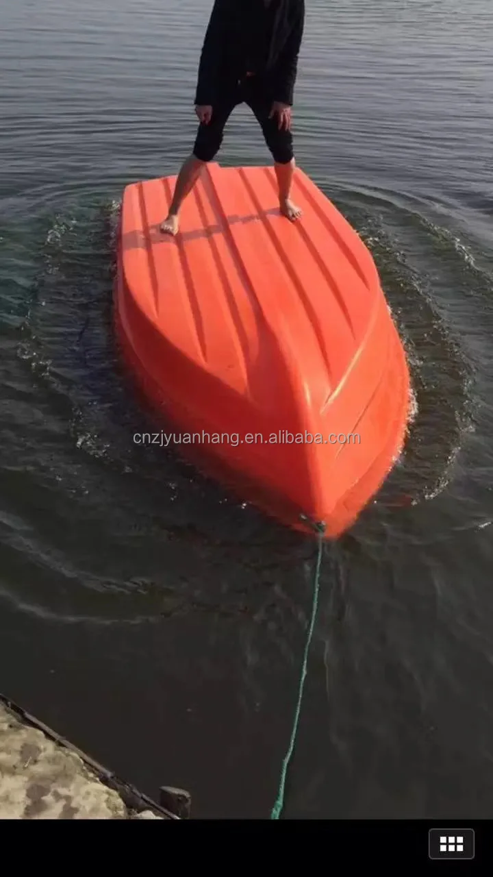 Durable 3.9m Double Layer Plastic Boat for Fishing & Drifting