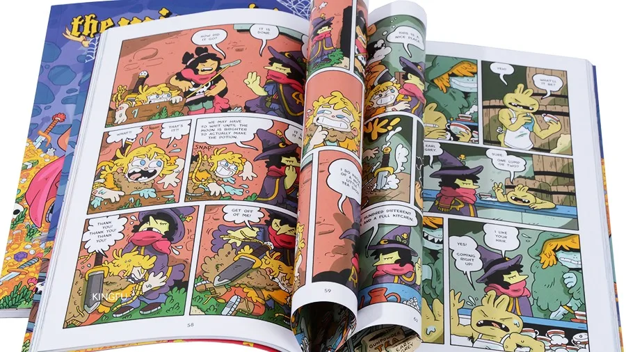 High Quality Full Color Custom Comic Book Printing Manga Anime Adult ...