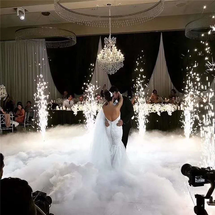 3000W Double Hoses Water Fog Machine Metal Remote Control Low Lying ...