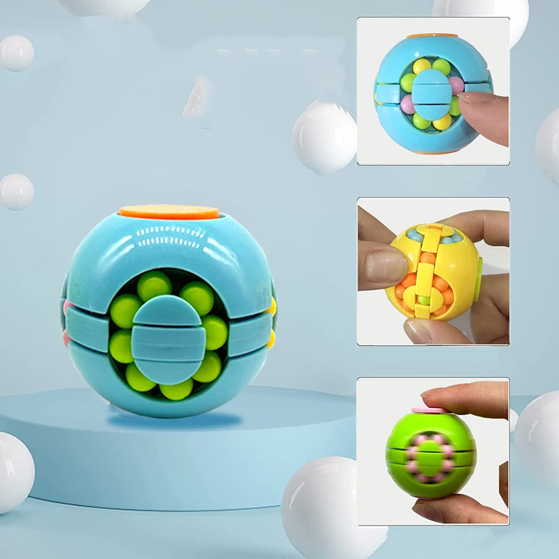 Small Magic Bean Cube Children Mind Development Fingertip Spinning ...