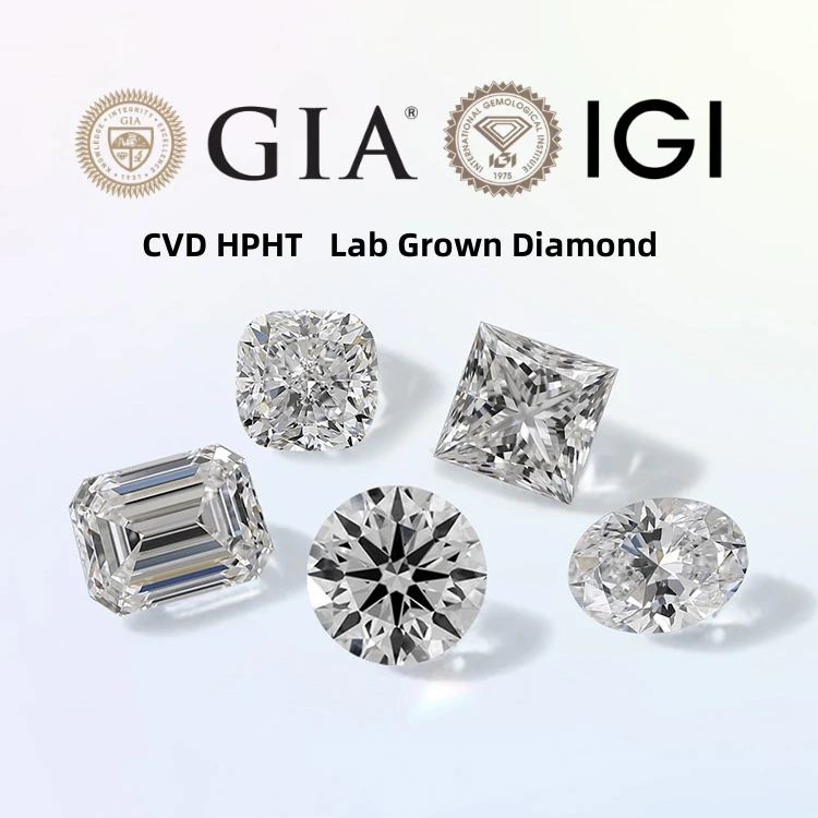 Igi & Gia Certified Round Brilliant Cut Lab Grown Diamonds Handcrafted For You - Buy Lab Created ...