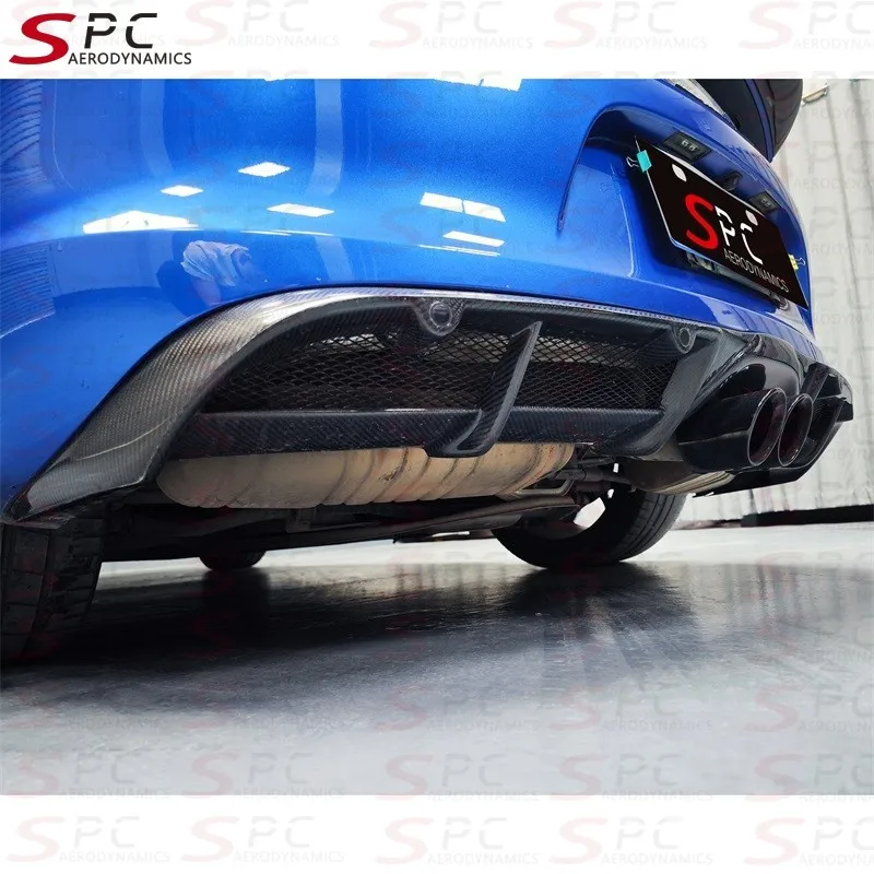 Spc Gt4 Carbon Fiber Rear Diffuser For Porsche Boxster Cayman 981 Gt4 ...