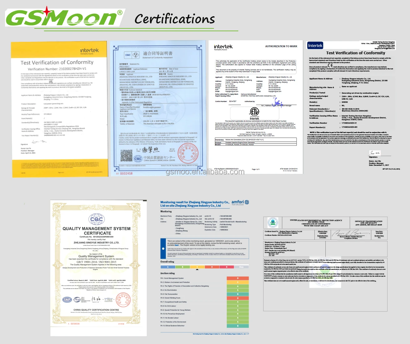 Gsmoon Factory Wholesale Generators Silent 4kw 4000w 5.44hp Portable ...