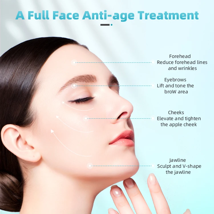 Emrf Microcurrent Hot Selling Skin Tightening Muscle Stimulator Rf Face ...