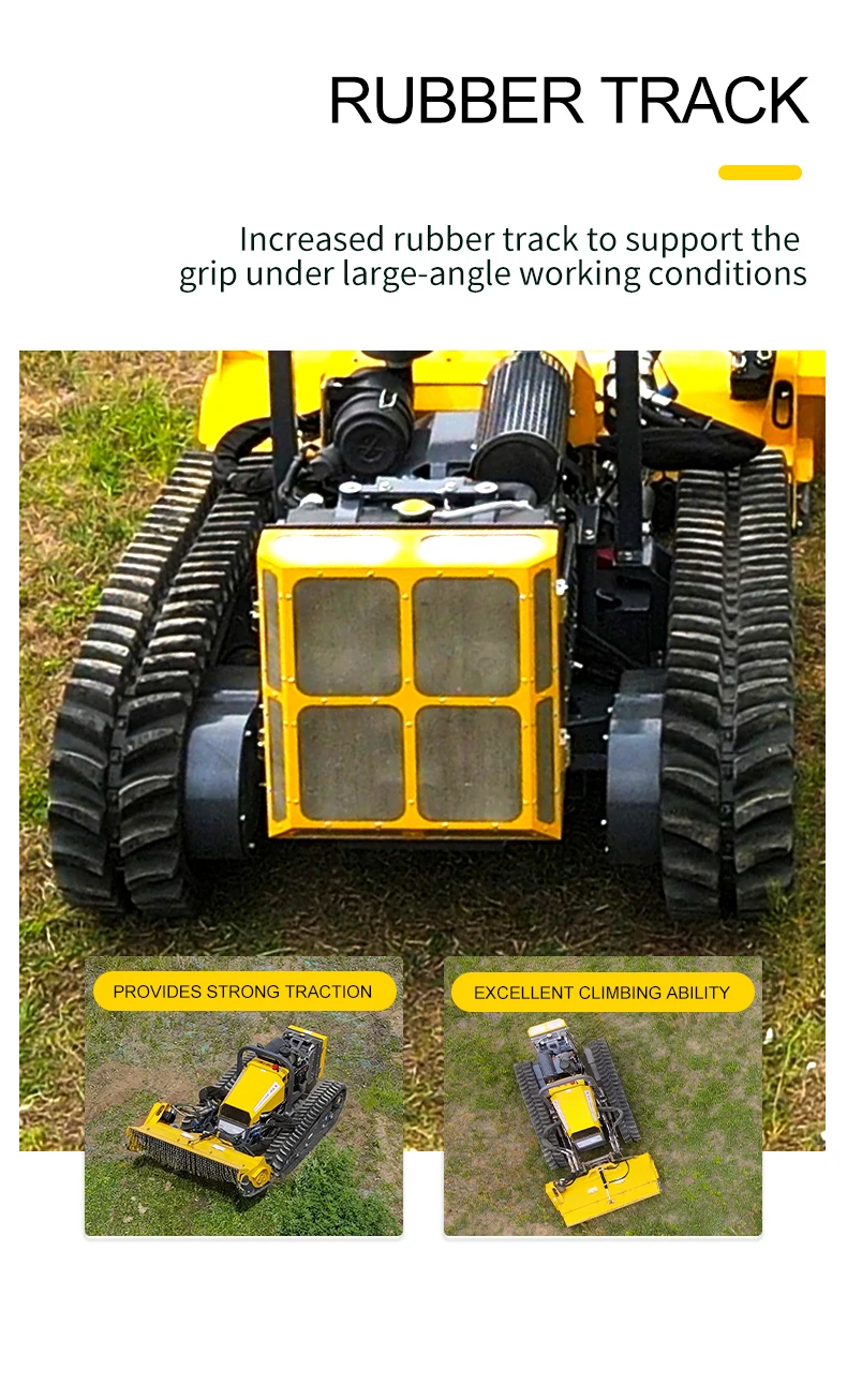Heavy Duty Professional Mowers - Remote-Controlled Clearing Machines