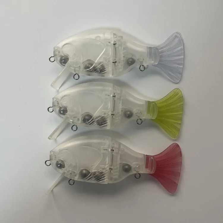 New Arrival 12.5cm 42g Unpainted Glide Shad Bait Floating Fishing Lures ...