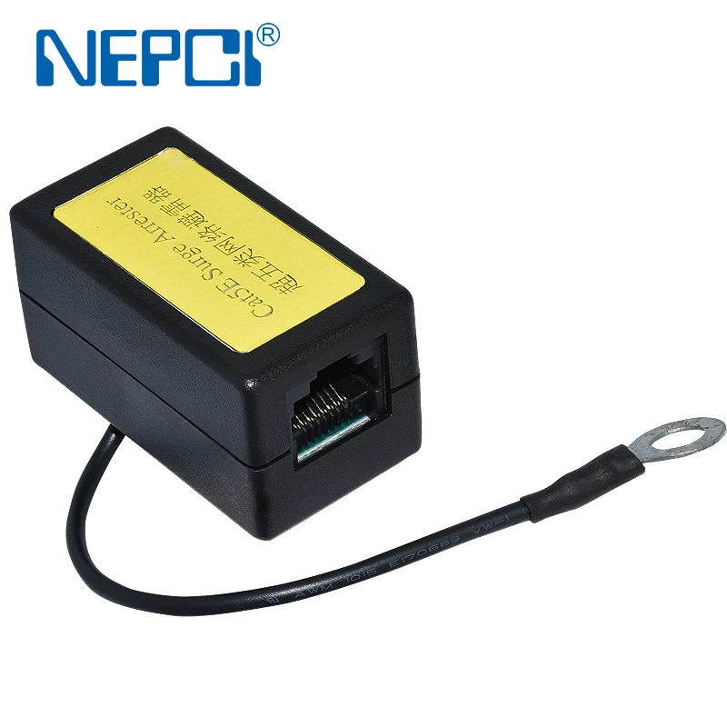 Rj45 Surge Arrester Adapter Cat5e Network Lightning Protection Rj45 ...