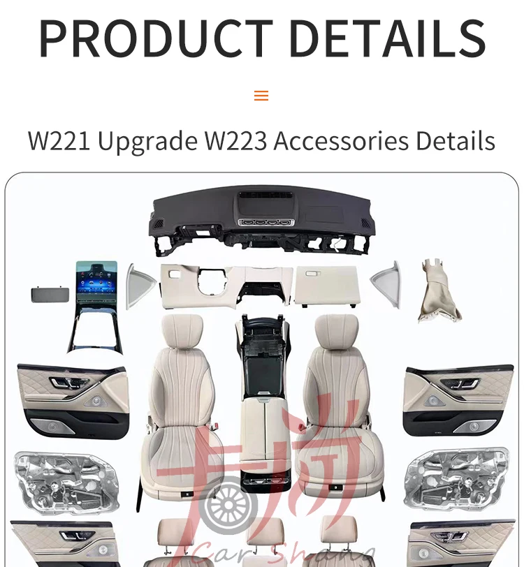 New Design W221 Upgrade To W223 Interior Kit Modification Interior ...
