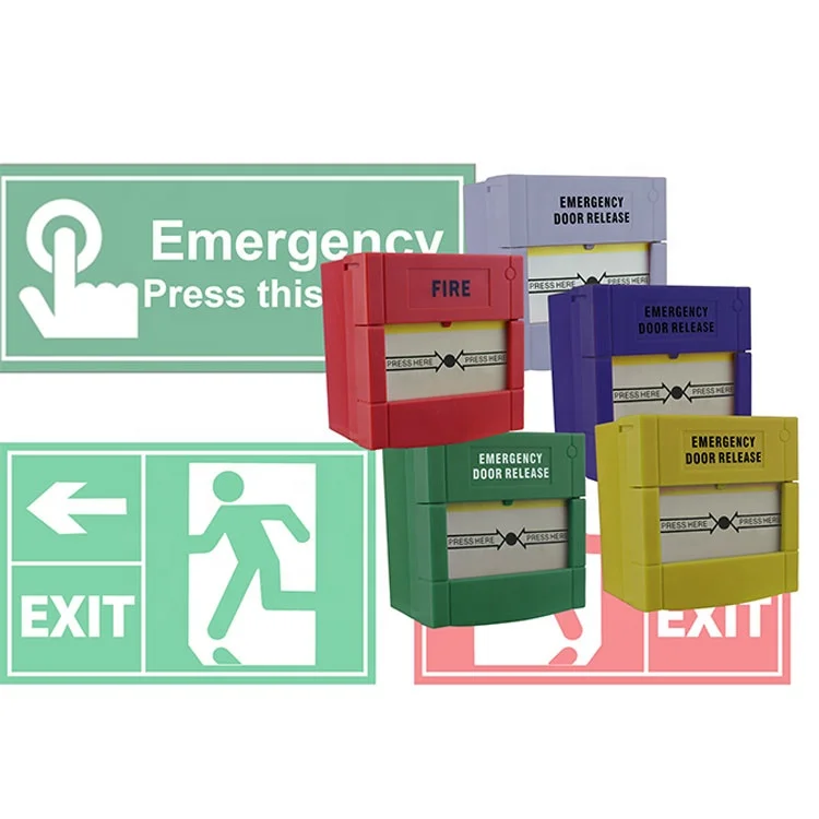 Addressable SDPT Single Pole Resettable Green Call Point Fire Alarm ...