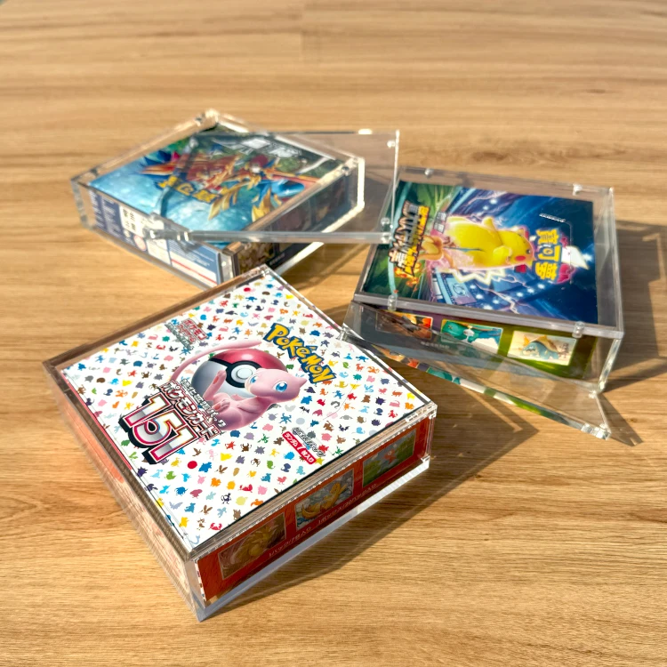 Tcg Wholesale Pokemon Acrylic Display Case Custom Logo For Pokemon ...