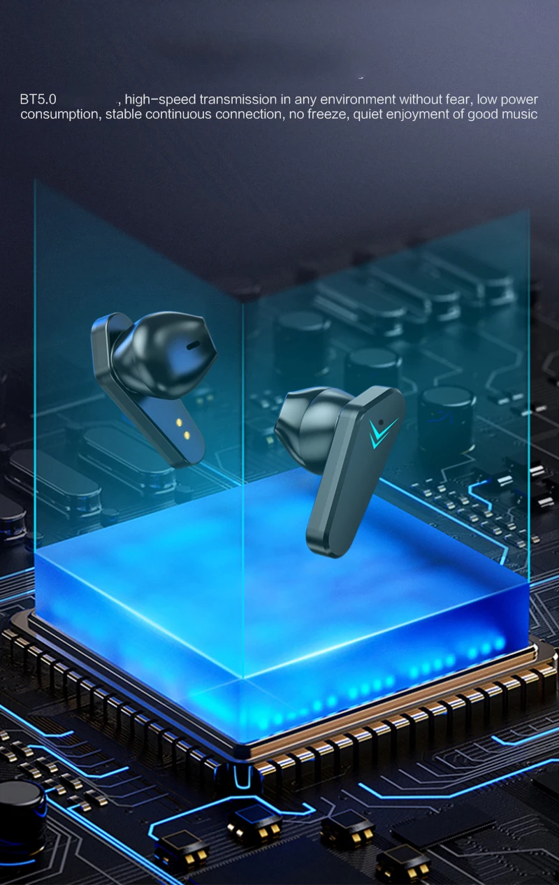 X15 TWS Wireless Earphones - Low Latency & Noise Reduction