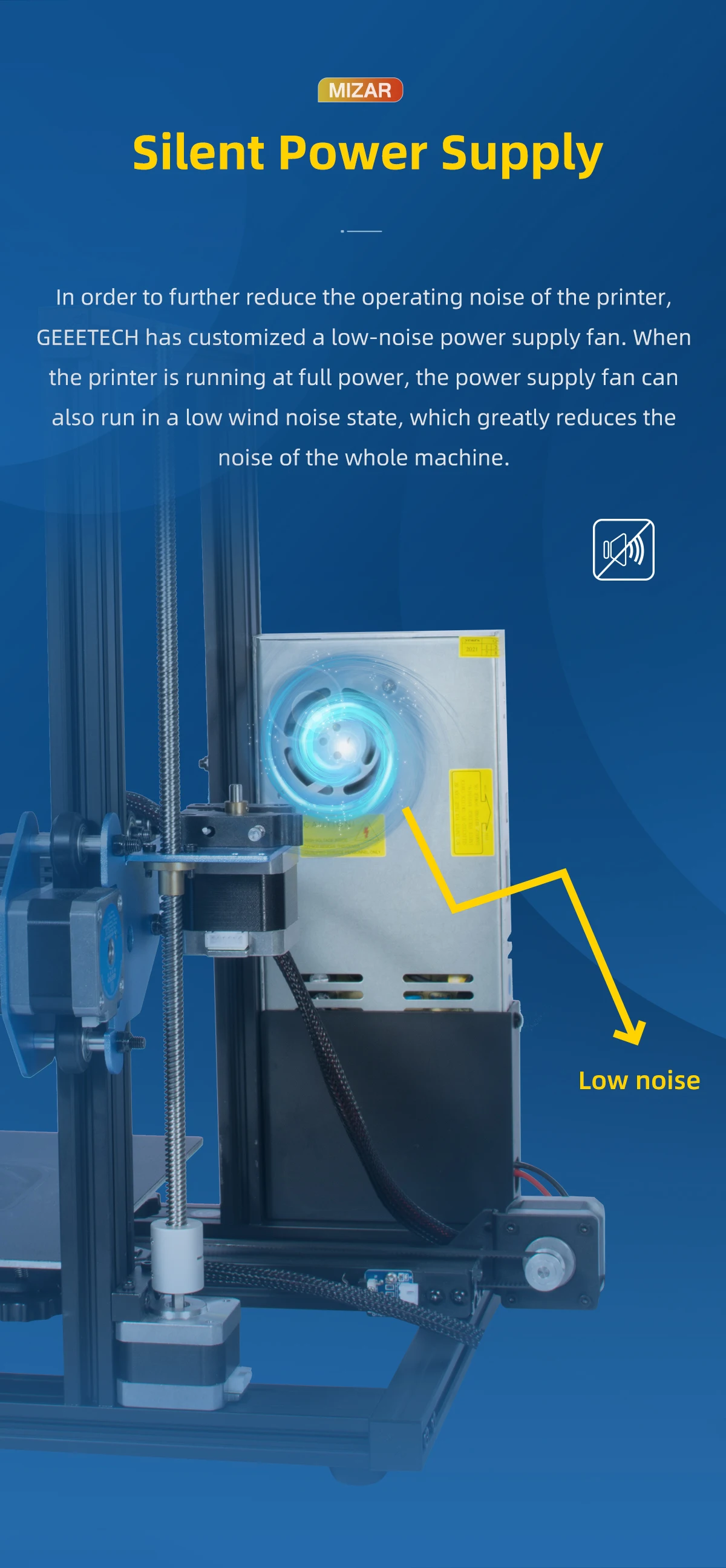 Geeetech Mizar Gt2560 Board 3D Printer - High-Accuracy DIY Kit