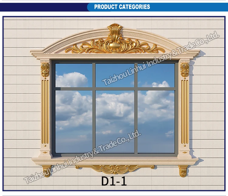 Custom Concrete Decorative Window Sill Lintels Moulds